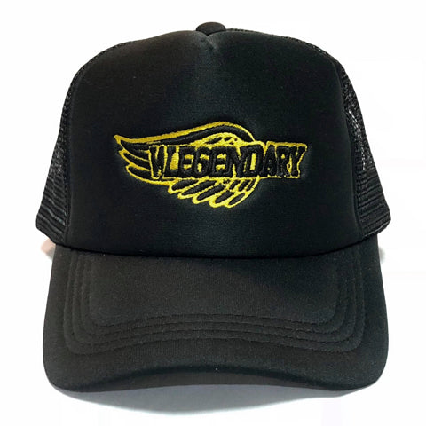 WL WINGMAN TRUCKER HAT BLACK – WELEGENDARY